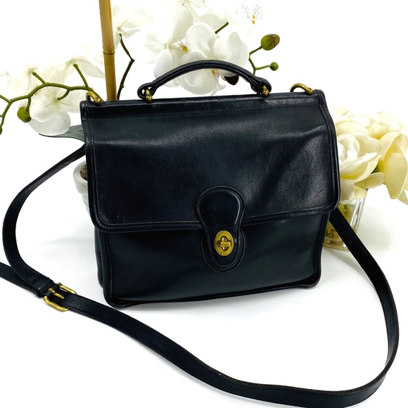 Coach | Bags | Coach Vintage Leather Turn Lock Bag | Poshmark